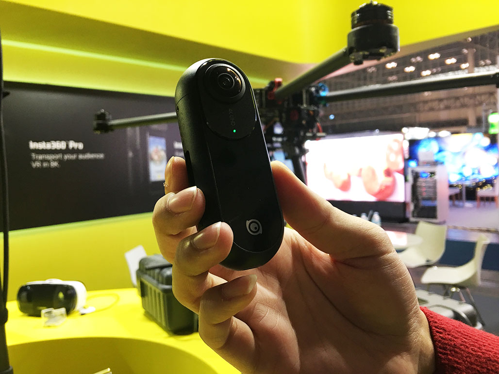 Inter BEE 2017に行ってVR/ARの最前線を見てきました！（その2・Insta360） - VRonWEBMEDIA